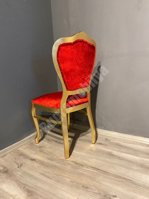 Klasik Sandalye Oymalı Altın Varak | Buğra Mobilya Aksesuar